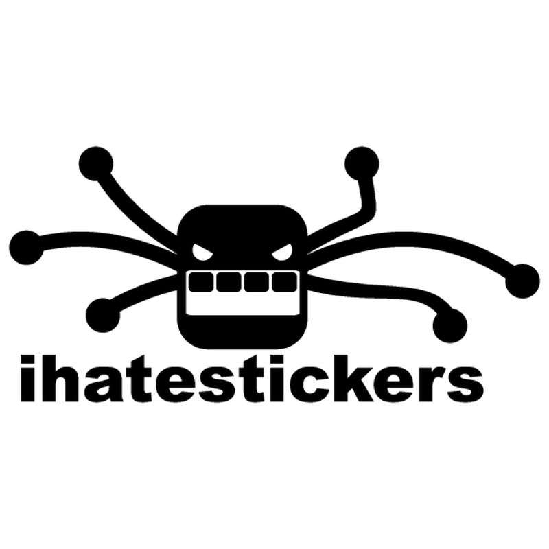 I hate stickers | FastPRINT.DK